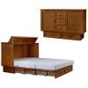 Arason Kingston Cabinet Bed- Cabinet Murphy Beds