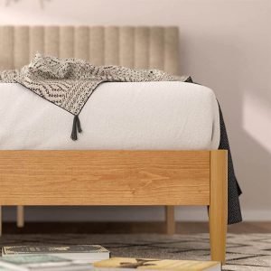 Zinus Amelia Wood Platform Bed - Cabinet Murphy Beds