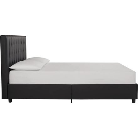 DHP Emily Upholstered Bed - Cabinet Murphy Beds