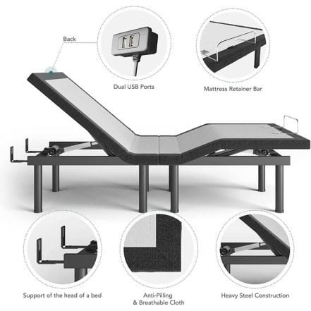 Furgle Adjustable Bed Frame - Cabinet Murphy Beds