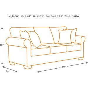 Larkinhurst Queen Sofa Sleeper - Cabinet Murphy Beds